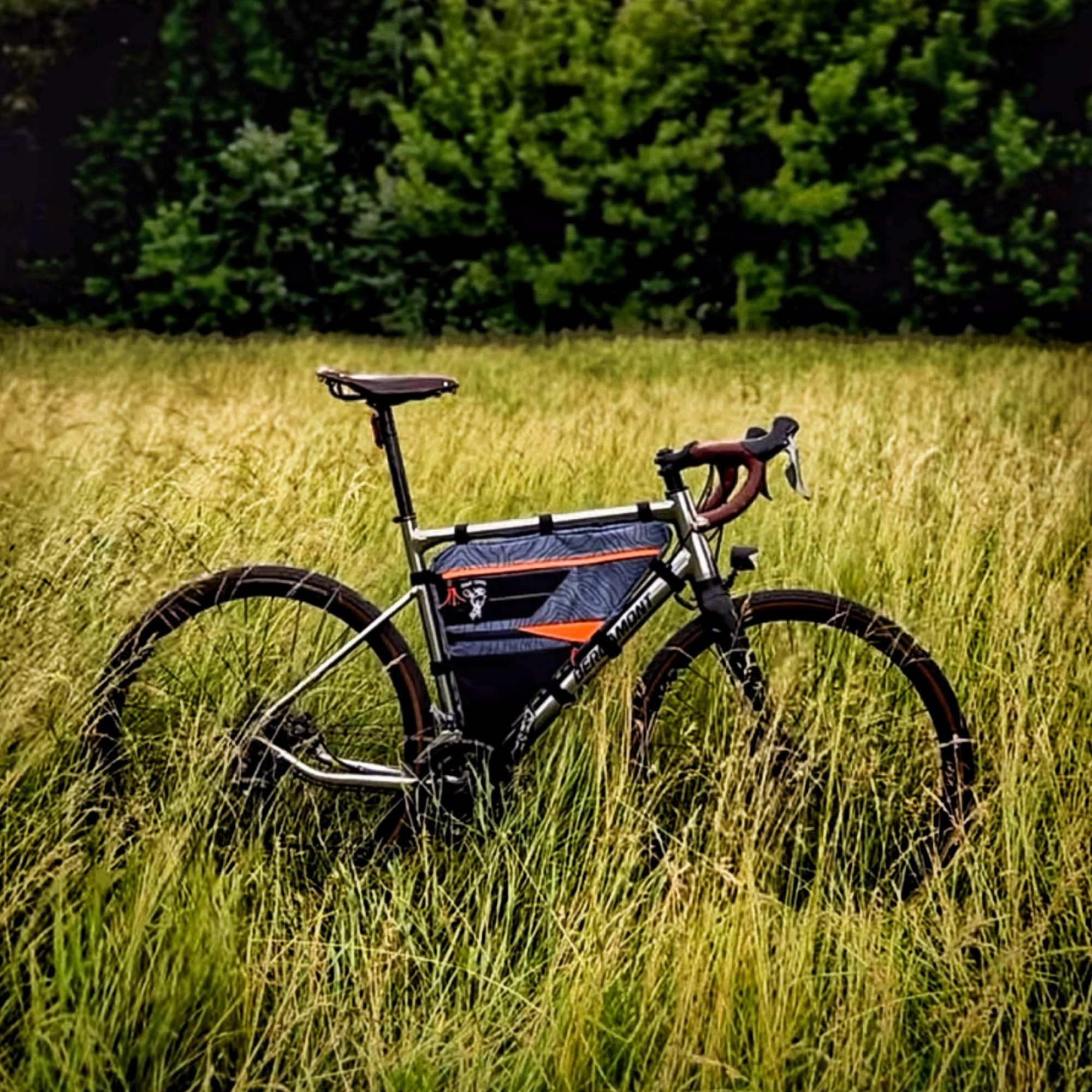 Custom Full Frame Bike Bag | Bikepacking Frame Bag Made to Size – Lesenok
